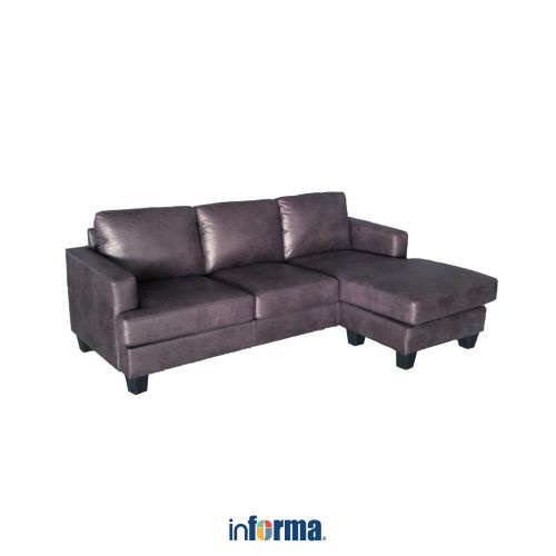 Jual Informa Louise Sofa Sudut Fabric - Cokelat Tua Sofa Corner Ruang ...
