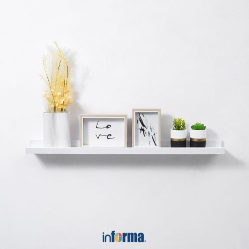 Jual Informa Doland 80 cm Rak Dinding - Putih Decorative Wall Shelf Rak ...