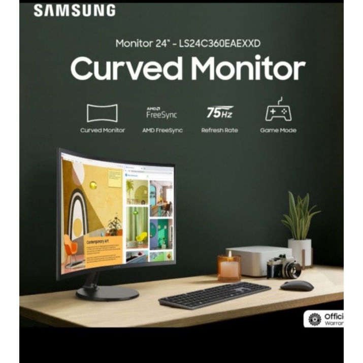 Jual LED 24 INCI CURVE SAMSUNG 75 HZ | Shopee Indonesia