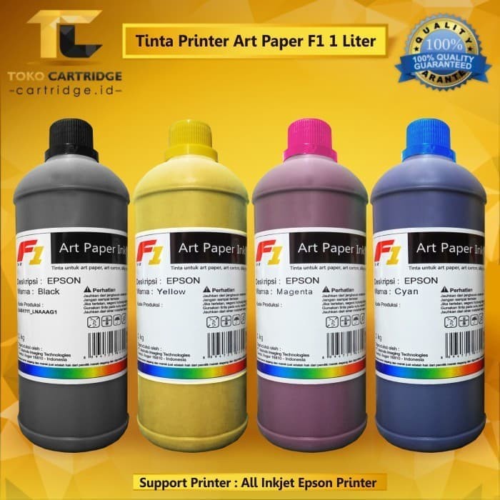 Jual Tinta Refill Isi Ulang Epson Cyan 1 Liter Premium Gold Korea Best ...