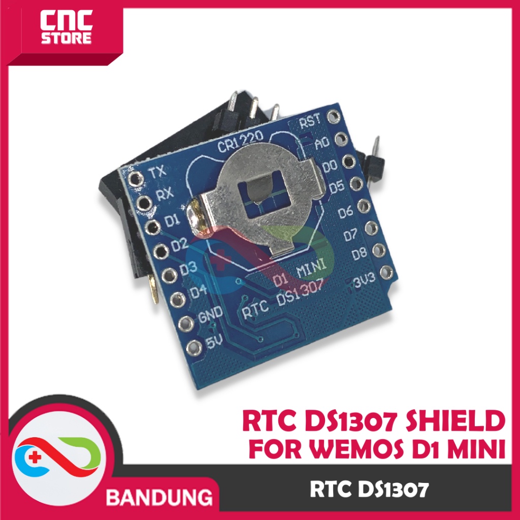 Jual RTC DS1307 SHIELD FOR WEMOS D1 MINI | Shopee Indonesia