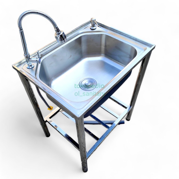 Jual NEW SERIES BAK CUCI PIRING MEJA KITCHEN SINK SET PORTABLE WASTAFEL ...