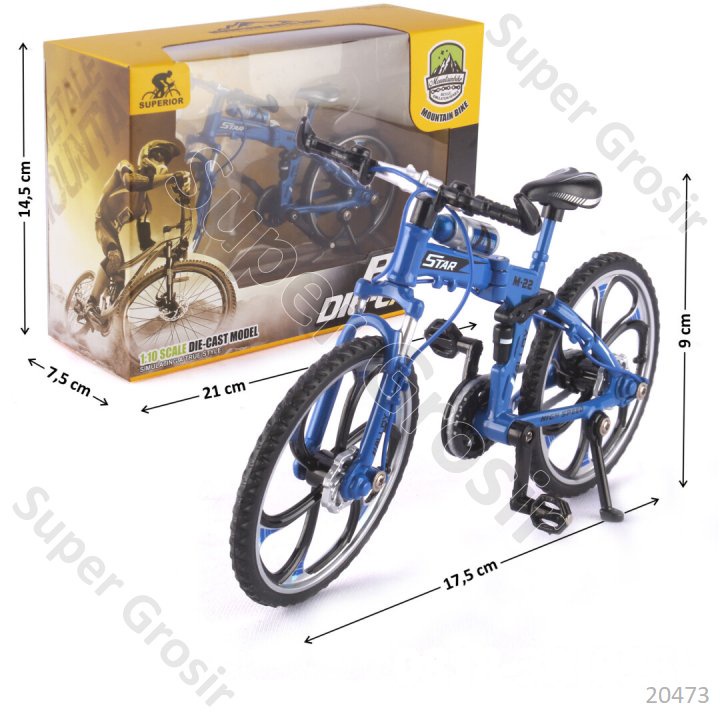 Jual Mainan_Miniatur Diecast Sepeda 1:10 Mountain Bike | Shopee Indonesia