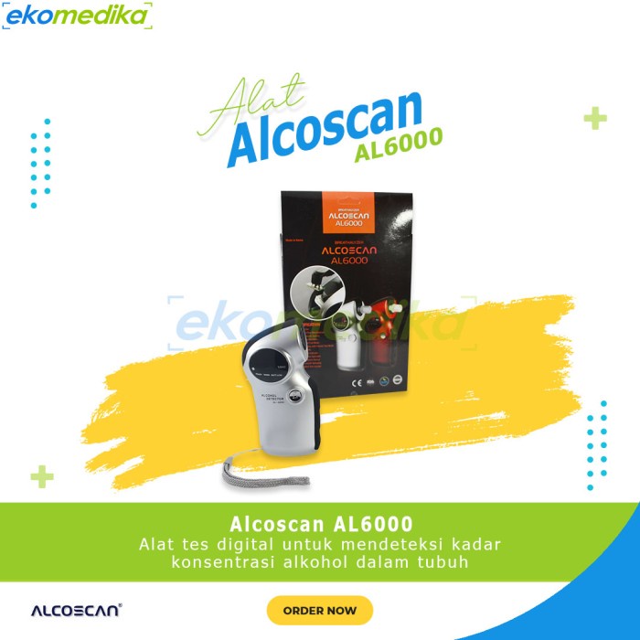 Jual Promo Alcoscan Al6000 Alat Cek Alkohol - Alcohol Detector -Cek ...