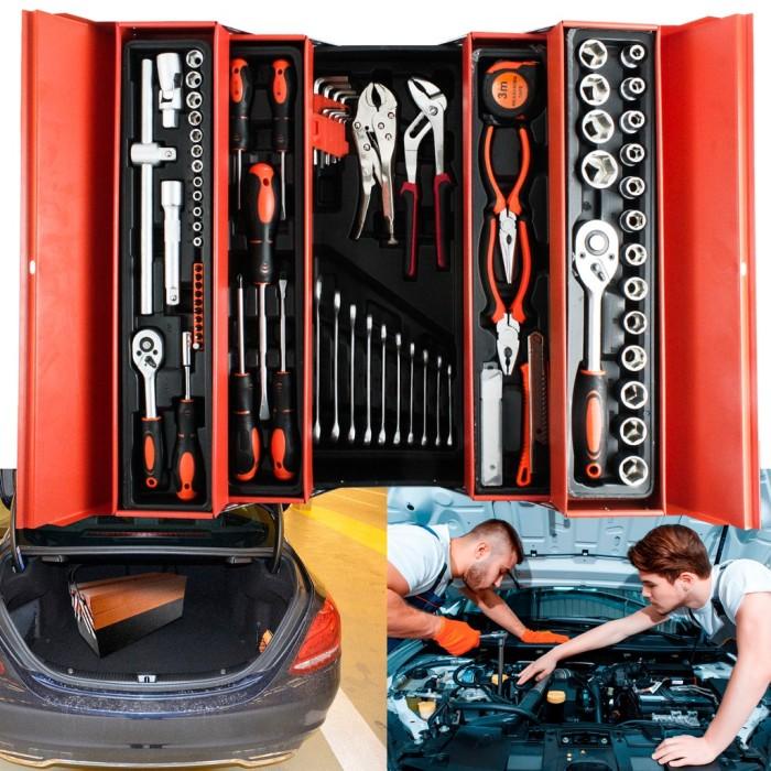 Jual TOOL KIT 85 PCS ALAT BENGKEL TOOL KIT KUNCI SOK SET PEKERJAAN ...