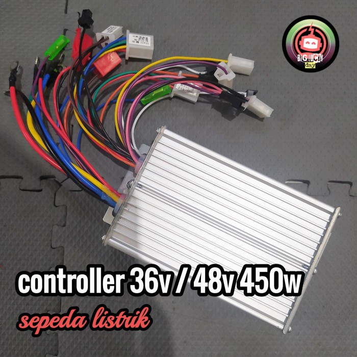 Jual Controller Sepeda Listrik 36V 48V 450W Kontroler Bldc Brushless ...