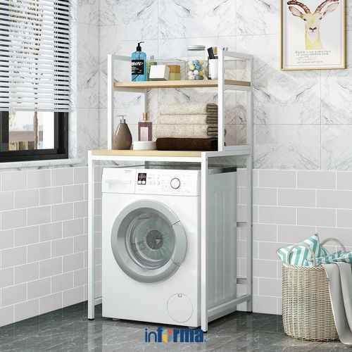 Jual INFORMA - RAK SERBAGUNA - WASHING MACHINE RACK WHITE 70X60X154CM ...