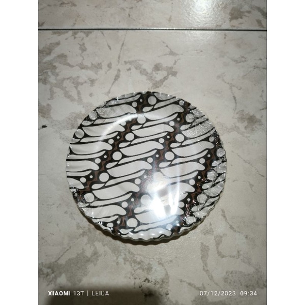 Jual Piring Oval Batik/Piring Makan plastik/Piring kue /piring isi 12 ...