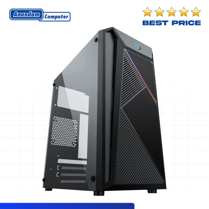 Jual CASING INFINITY F07 include PSU LED Front Panel INF-07 PC Gaming ...