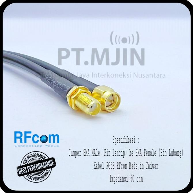 Jual Kabel Jumper Rg58 SMA male ke SMA female Panjang 30Cm | Shopee Indonesia