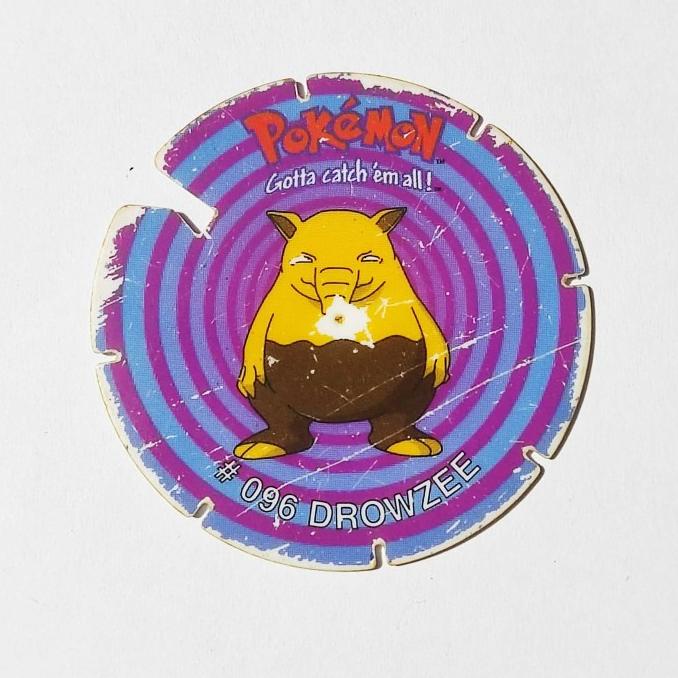 Jual Drowzee #096 - Tazos Pokemon SPIN Coin Mainan Chiki Jadul | Shopee ...