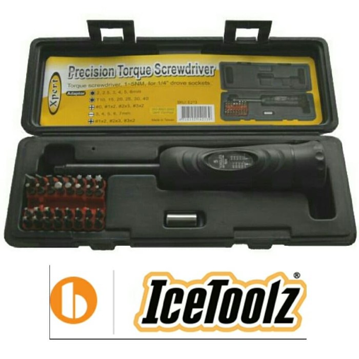 Jual Jual!! IceToolz E213 - Precision torque screwdriver 1-5 Nm | Shopee Indonesia