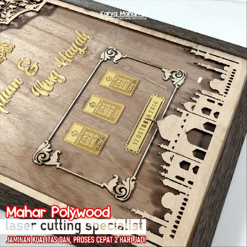 Jual Mahar Laser cutting Mahar Laser Mahar plywood akrilik | Shopee ...