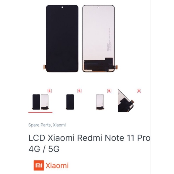 Jual LCD TOUCHSCREEN XIAOMI REDMI NOTE 11 PRO 4G / 5G BLACK | Shopee Indonesia