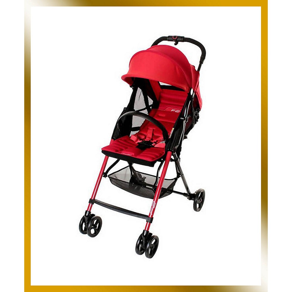 Jual Combi F2 Plush Stroller - Red | Shopee Indonesia