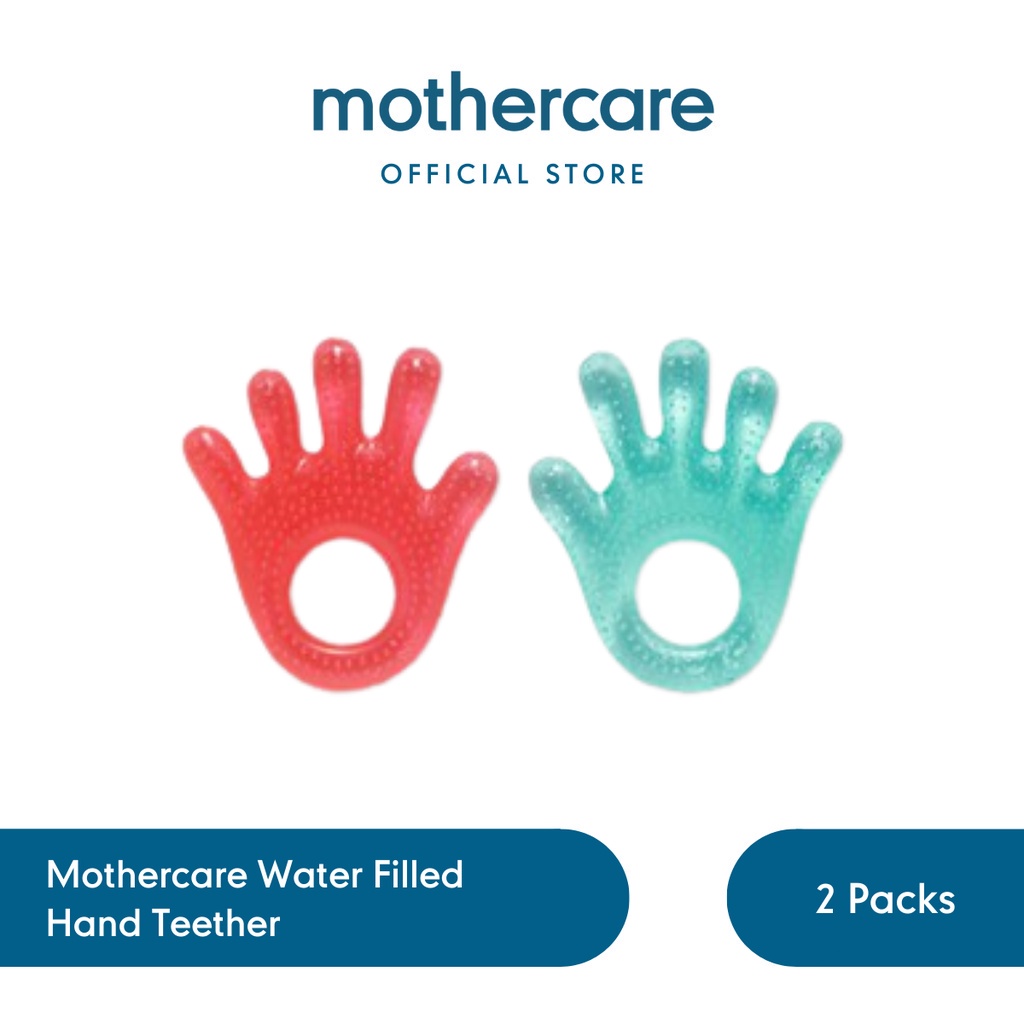 Jual Mothercare Water Filled Hand Teether 2 Pack - Gigitan Bayi ...