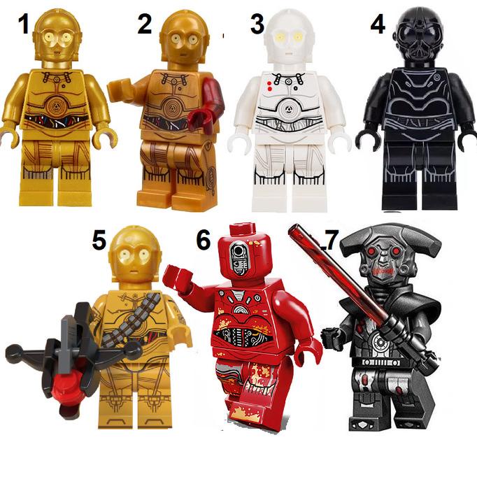 Jual Star Wars C3PO K3PO RA7 SA5 MOC Protocol Droid Jedi Hunter ...