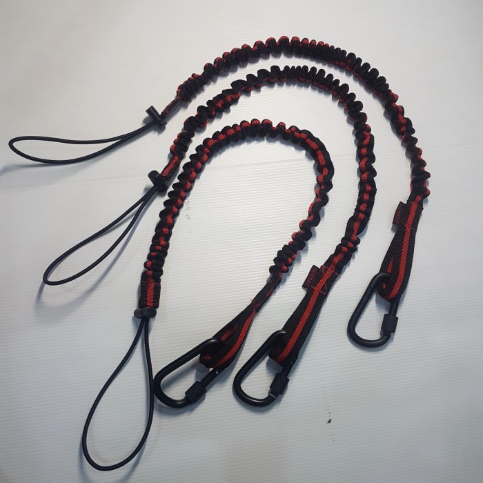 Jual Safety Tool Lanyard - Black Red (Tali Pengaman Peralatan) | Shopee ...