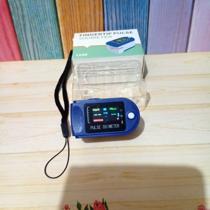 Jual Finger Tip Pulse Oximeter Oxygen /Oxymeter/Alat Ukur Saturasi ...