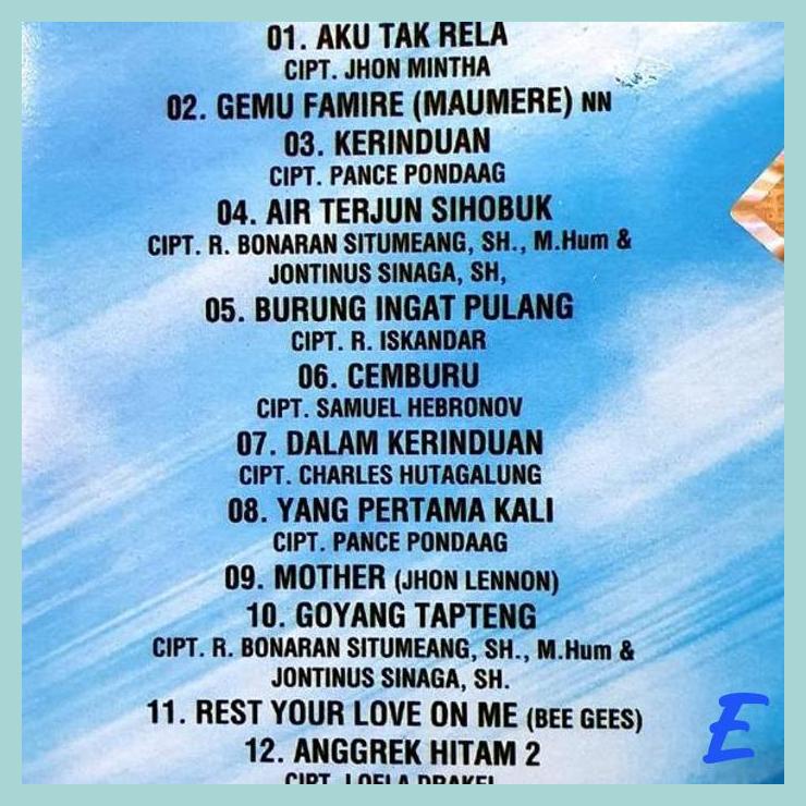 Jual | HNP | KASET VCD ORIGINAL VIDEO LAGU BATAK KARAOKE TRIO ELEXIS | Shopee Indonesia