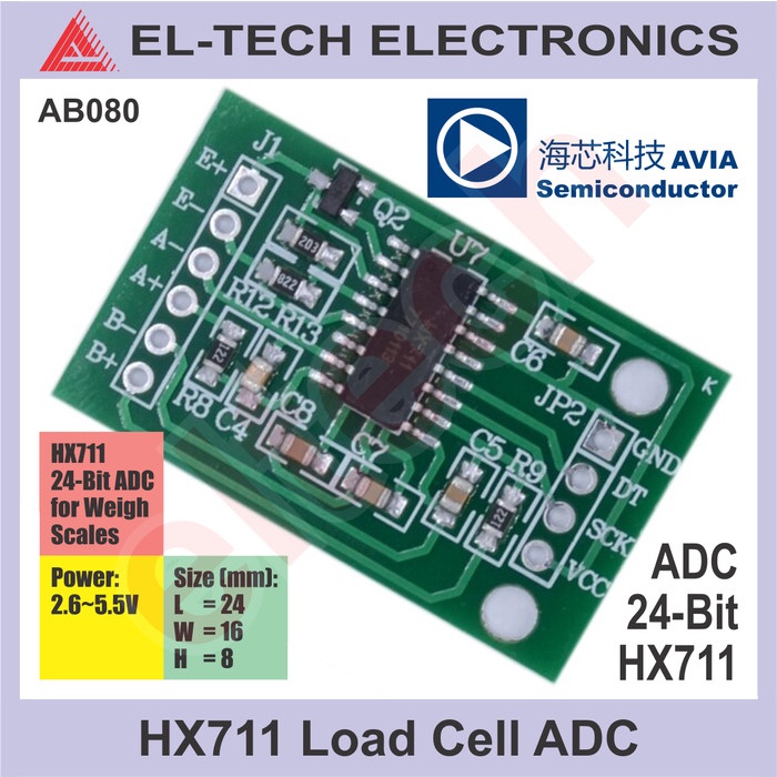 Jual Terlaris Hx711 Module Adc 24 Bit Adc For Load Cell Shopee Indonesia
