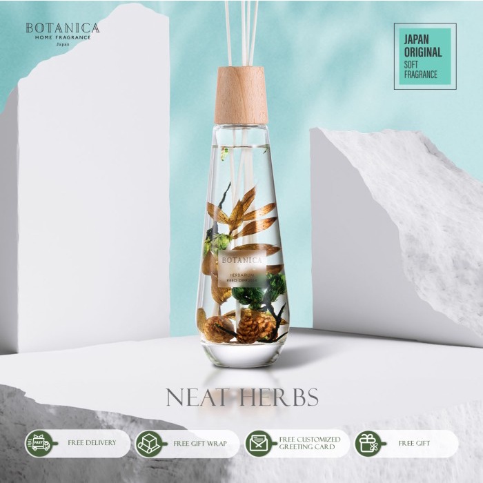 Jual Tracy Premium Reed Diffuser Botanica Dewdrop Neat Herbs Pengharum ...