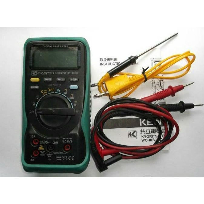 Jual Kyoritsu 1011 Digital Multimeter Multitester Avometer | Shopee ...