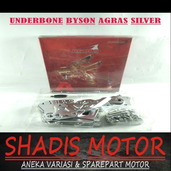 Jual Underbone Footstep Motor Merk Agras Motor Byson Warna Silver Best ...