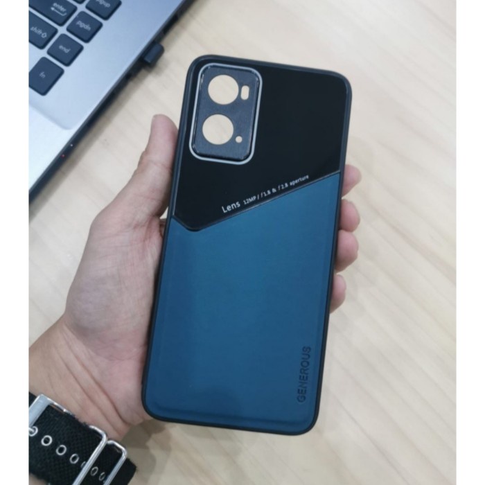 Jual Casing Oppo A96 A 96 Leather Texture Pixel Glass Case Hard Cover ...