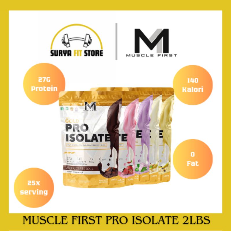 Jual Muscle First Pro Isolate Whey Protein Isolate 2lbs 900gram ...