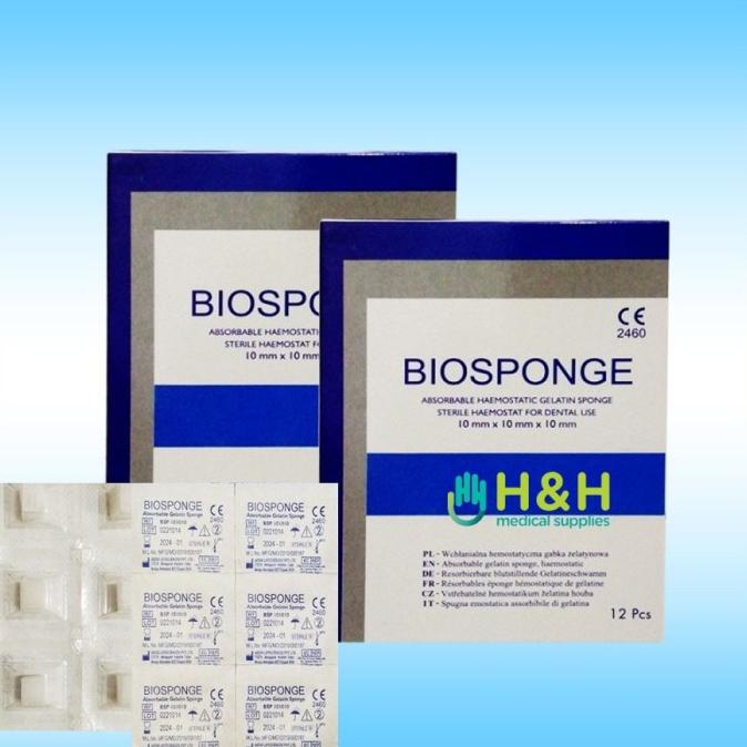 Jual Biosponge / Surgispon / Spongostan /Hemostatic Gelatin Sponge ...