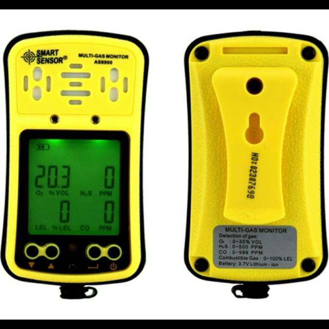 Jual 4 In 1 Gas Monitor Smart Sensor As8900 O2 Co H2S Lel Detector ...