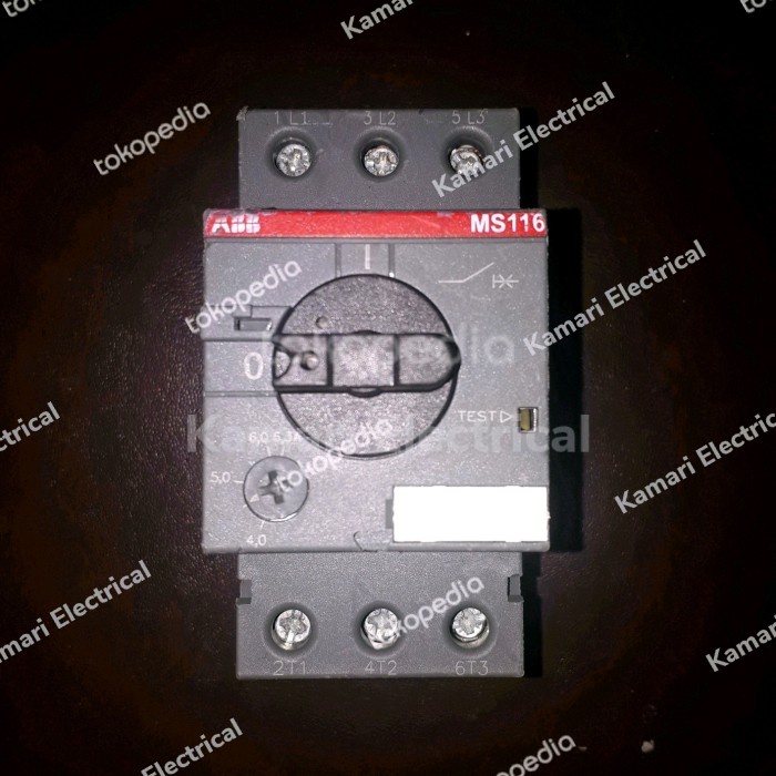 Jual [Ori] Motor Protection Circuit Breaker Abb Ms116 4.0-6.3A Original Terbaru | Shopee Indonesia