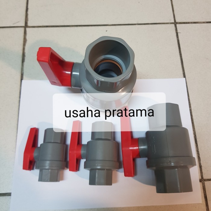 Jual Ball Valve Stop Kran Pvc Polos Soket 3" Inch Terlariss !! | Shopee ...