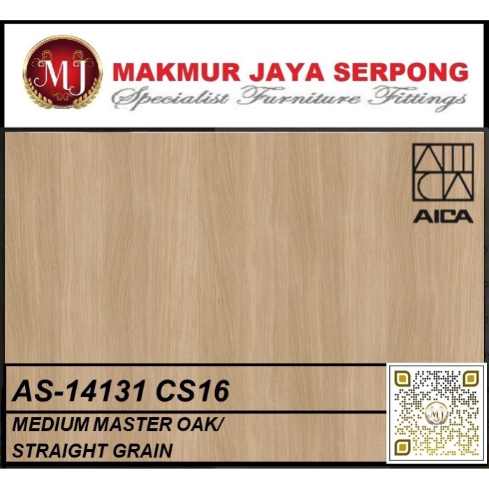 Jual Baru Hpl Aica As 14131 Cs16 - Medium Master Oak I Woodgrain Berkualitas | Shopee Indonesia