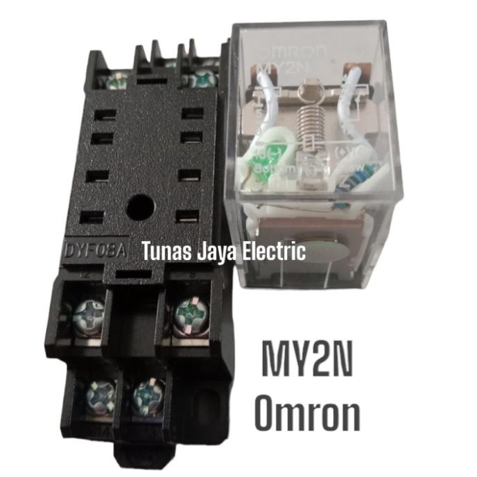 Jual Relay Omron My2N 12V/24V/220V + Socket Star | Shopee Indonesia