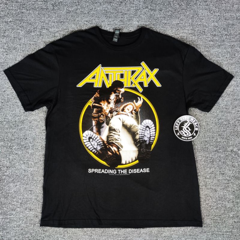 Jual KAOS BAND ANTHRAX - SPREADING THE DISEASE (OFFICIAL LICENSED ...