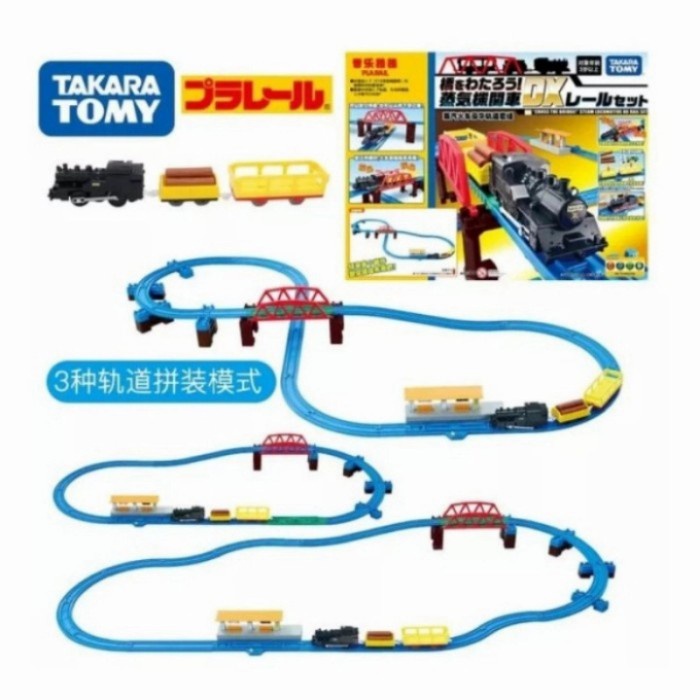 Jual Termurah Takara Tomy Plarail Cross The Bridge Steam Locomotive Dx ...