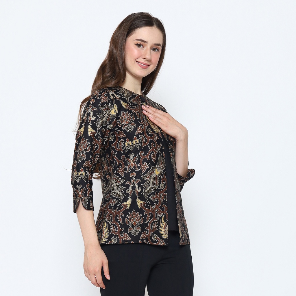 Jual [PUFF COLLECTIONS] Hadinata Batik Wanita Blouse Devika Deva | Shopee Indonesia