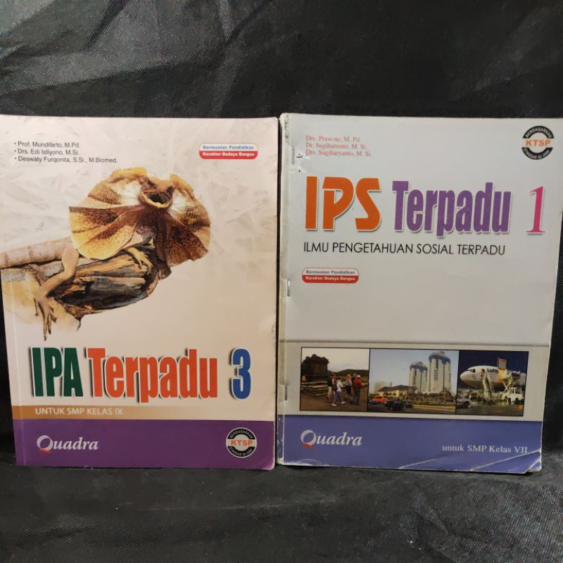 Jual Buku Ipa, Ips Terpadu kelas 10, 12, X, XII, SMA, Quadra, KTSP 2006 ...