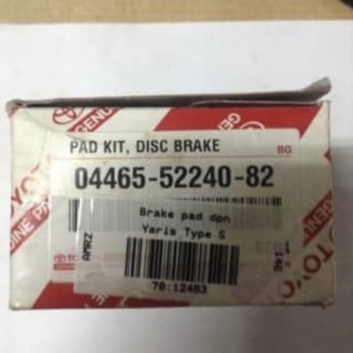 Jual [Baru] Kampas Rem Brake Pad Depan Original Yaris S New Vios Terbaru | Shopee Indonesia