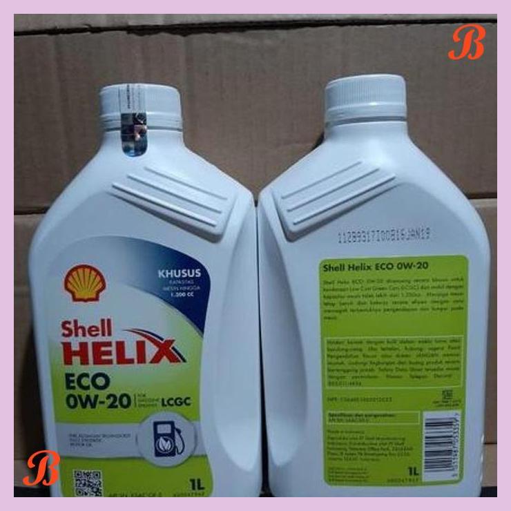 Jual | BT | OLI SHELL HELIX ECO SAE 0W-20 FOR GASOLINE ENGINES LCGC ISI ...
