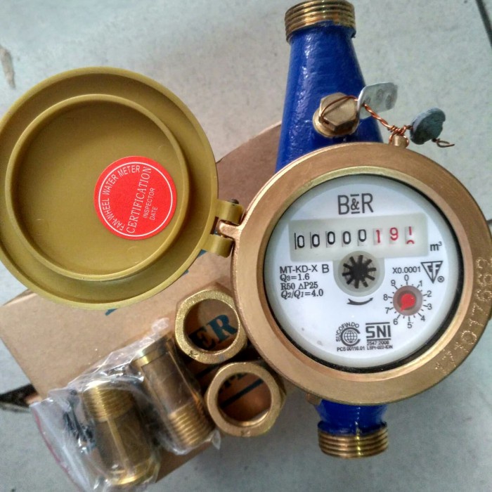 Jual Meteran Air BR 1/2 inchi - Flow Meter Water 1/2 inchi | Shopee ...