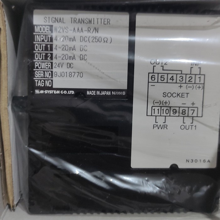 Jual Ready Splitter Signal Transmitter M-System Input 4-20Ma 2 Output 4-20Ma Terbaru | Shopee ...