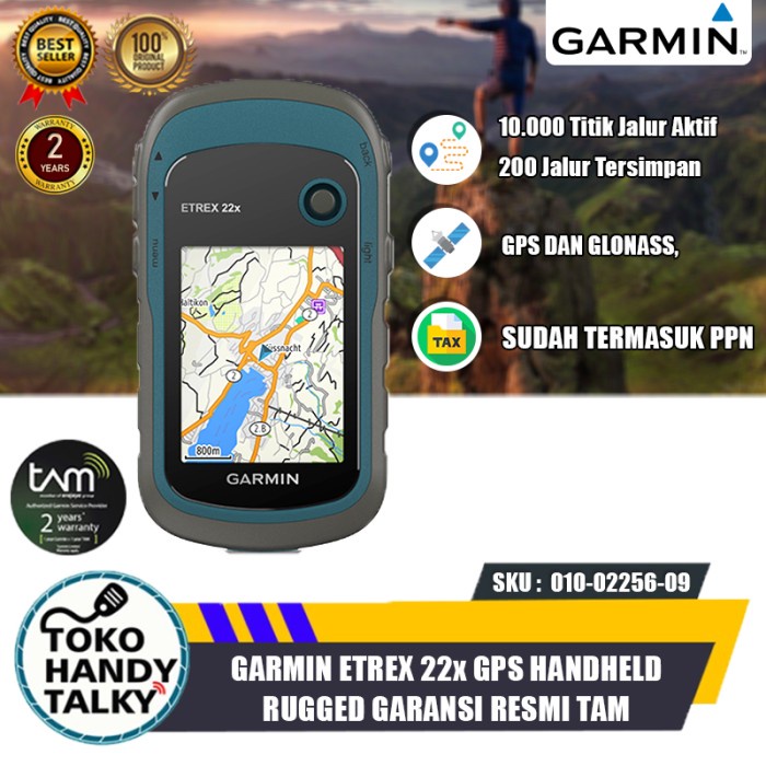 Jual GARMIN ETREX 22x ETREX 22 GPS HANDHELD RUGGED GARANSI RESMI TAM | Shopee Indonesia