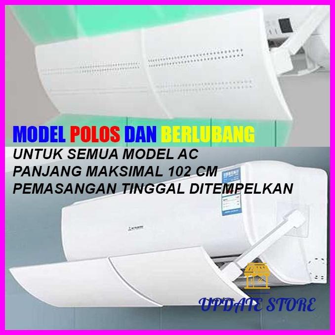 Jual Viral Talang AC Penahan AC Portable Deflector maksimal panjang ...