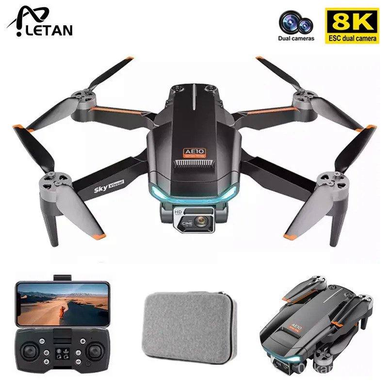 Jual AE10 Drone RC Mini Kamera Ganda, Mainan Quadcopter Lipat Motor ...