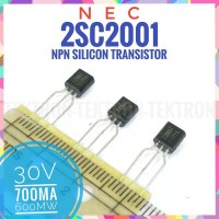 Jual NEC 2SC2001 NPN Silicon Transistor 30V 700mA 600mW Asli Original | Shopee Indonesia