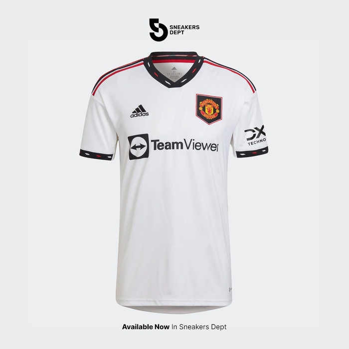 Jual Jersey Bola ADIDAS MU FC AWAY JERSEY 22/23 H13880 ORIGINAL ...