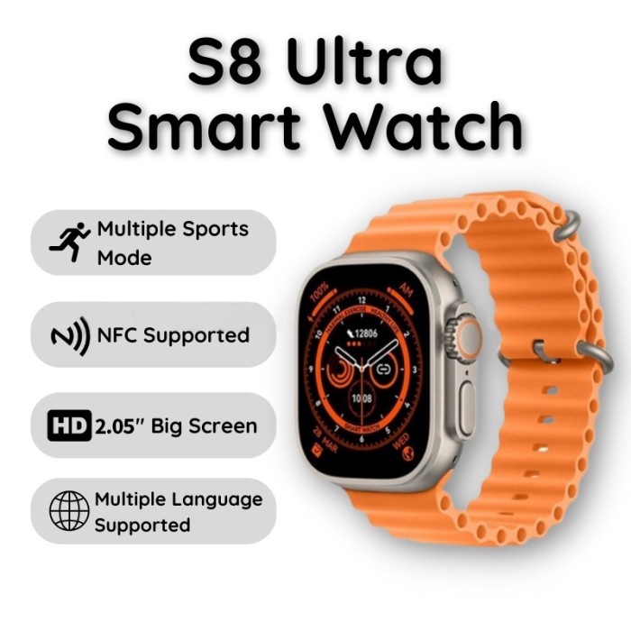 Jual SMART WATCH SERIES S8 ULTRA WATCH NEW MODEL | Shopee Indonesia